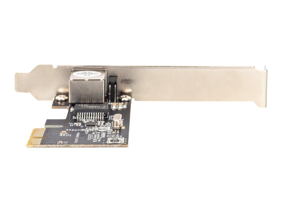 DIGITUS Gigabit Ethernet PCI Express Card 32-bit low profile bracket ...